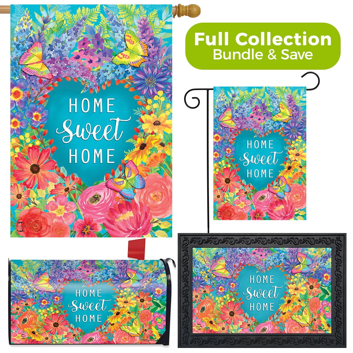 Briarwood Lane Floral Home Sweet Home Spring Design Collection ...