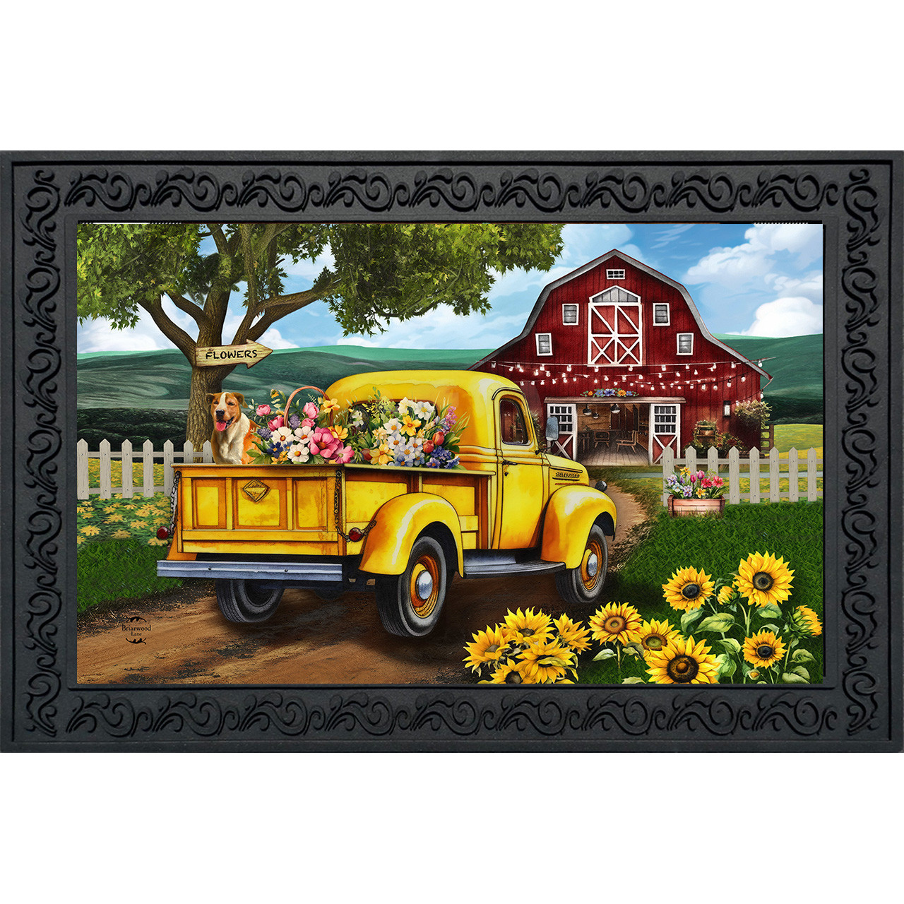 Briarwood Lane Flower Farm Doormat - Walmart.com