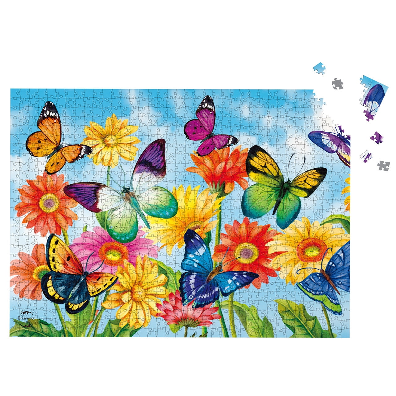 Briarwood Lane Fluttering Butterflies 1000 Piece Jigsaw Puzzle ...