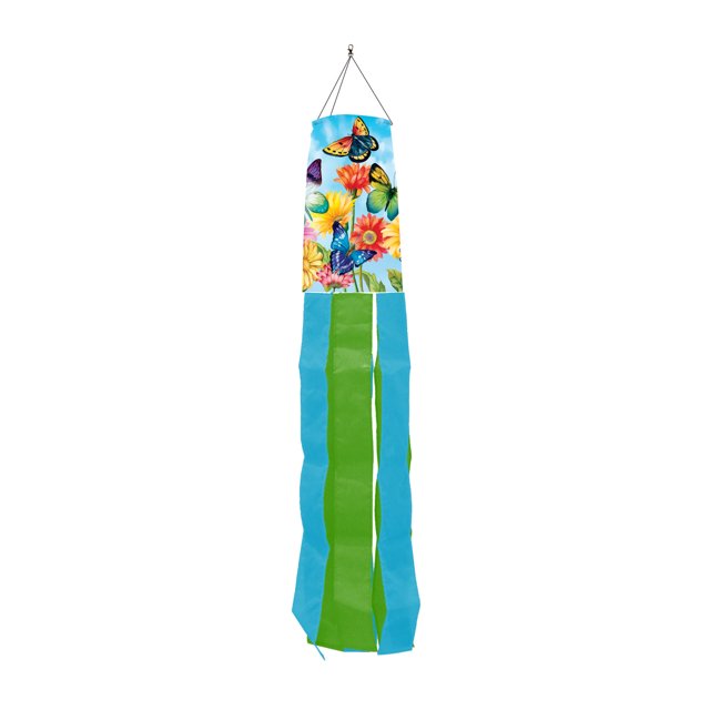 Briarwood Lane Fluttering Butterflies Spring Windsock - Walmart.com