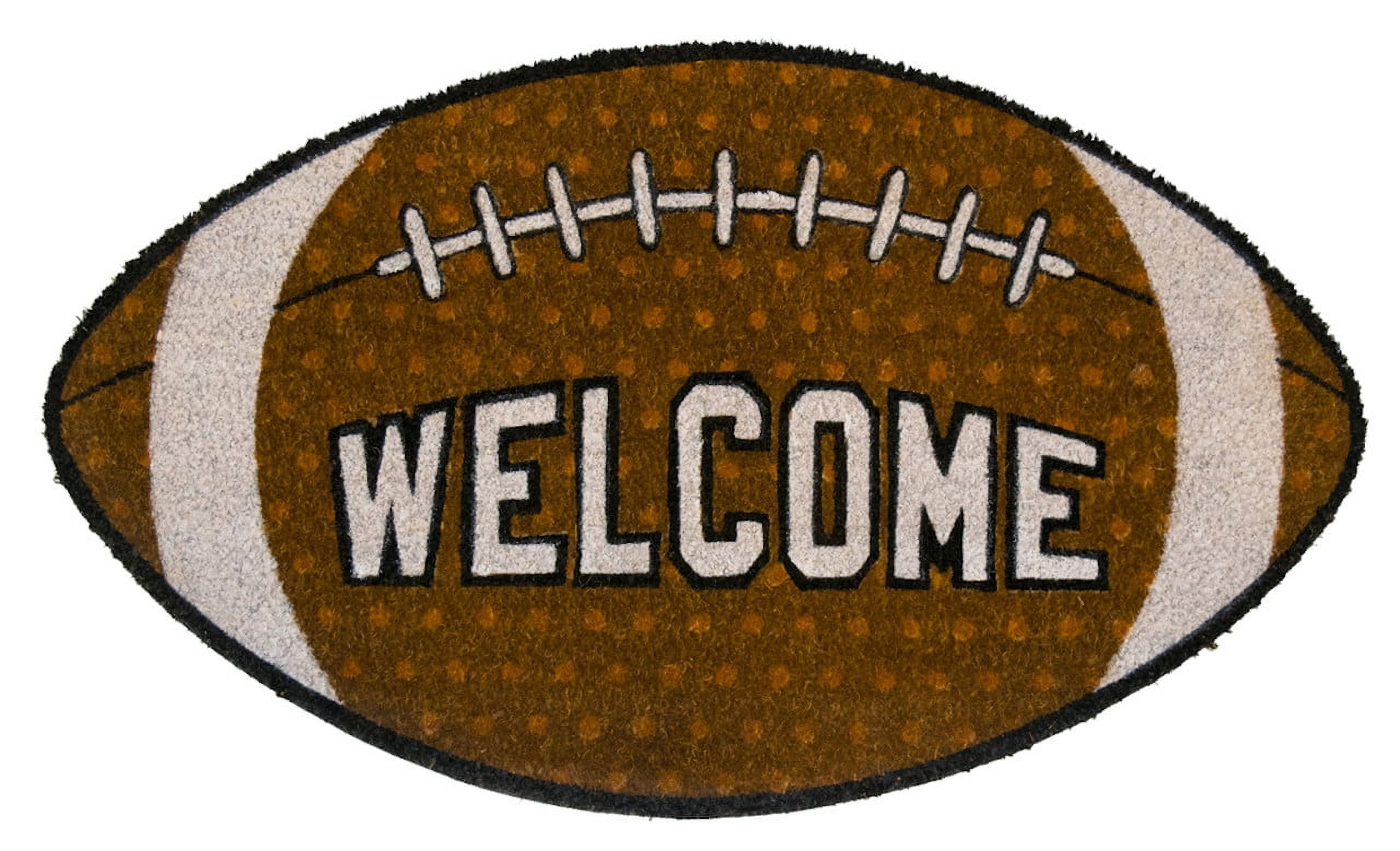 Briarwood Lane Football Natural Fiber Coir Doormat - Walmart.com