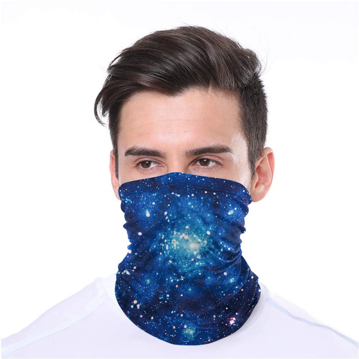 Briarwood Lane Galaxy Blue Wrap-Around Face Covering Neck Gaiter ...