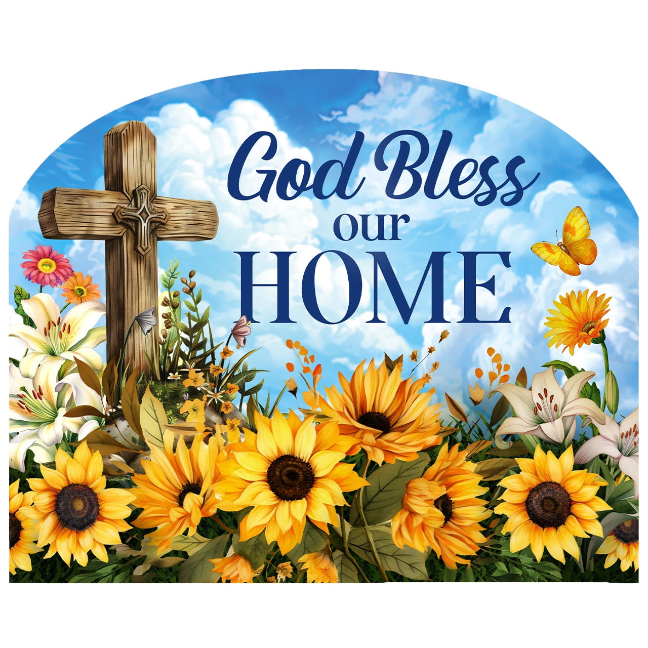 Briarwood Lane God Bless Our Home Acrylic Art Sign - Walmart.com