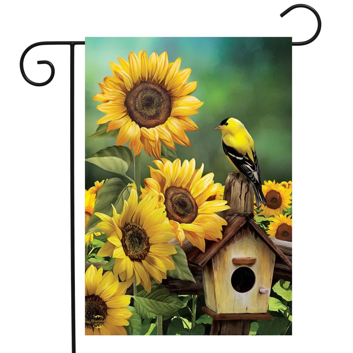 Briarwood Lane Goldfinch and Sunflowers Summer Garden Flag - Walmart.com