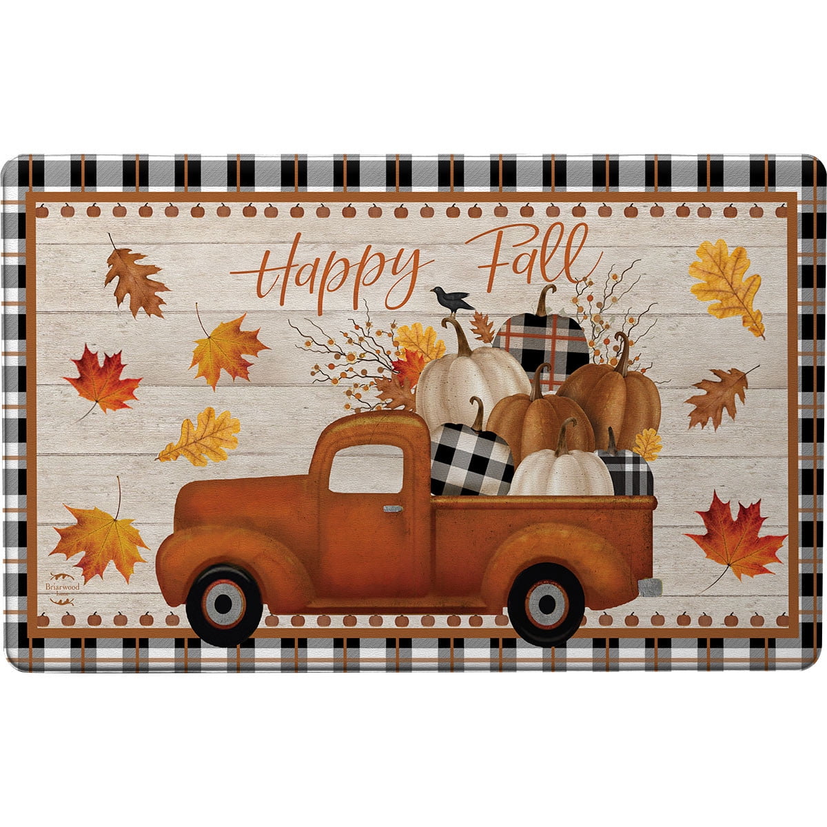 Briarwood Lane Happy Fall Pickup Truck Comfort Mat - Walmart.com
