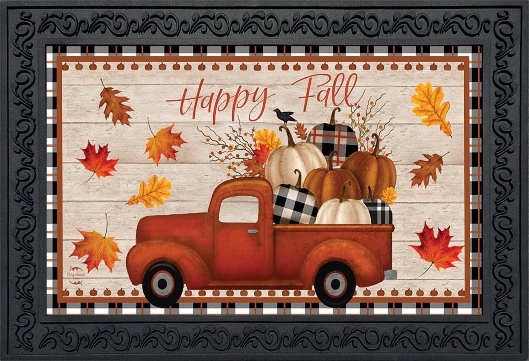 Briarwood Lane Happy Fall Pickup Truck Doormat - Walmart.com