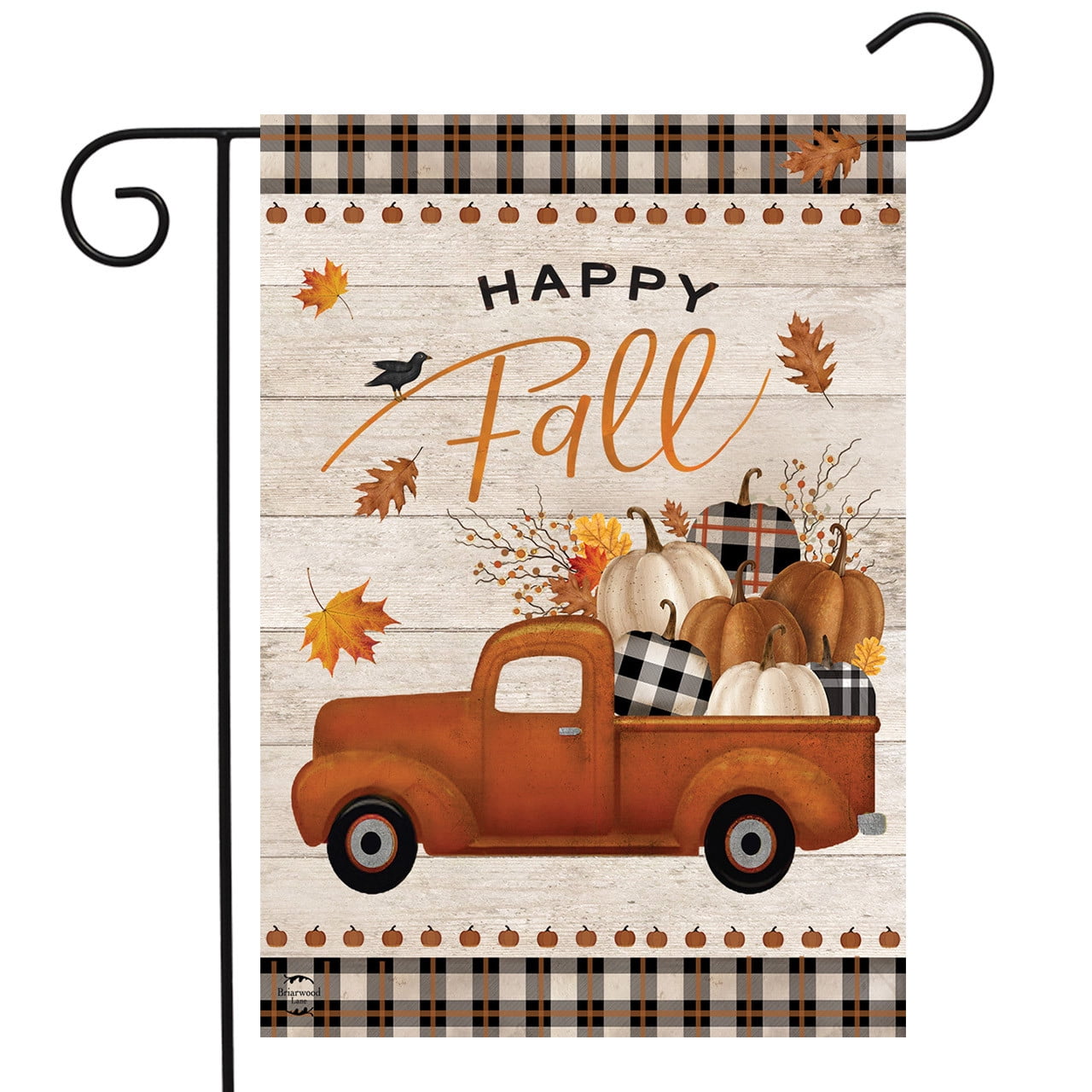 Briarwood Lane Happy Fall Pickup Truck, Small Decorative Outdoor Garden ...