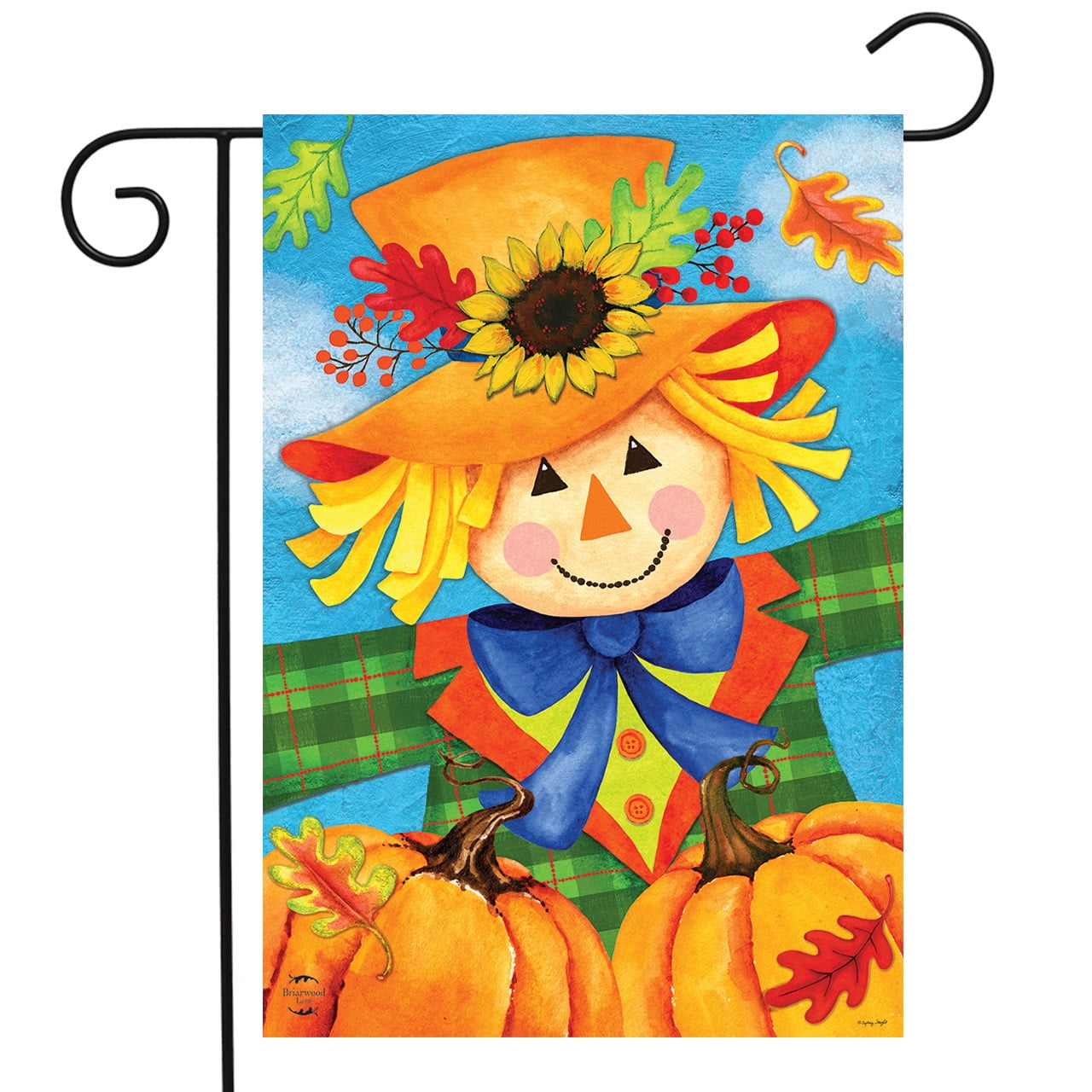 Briarwood Lane Harvest Celebration Scarecrow Fall Garden Flag - Walmart.com