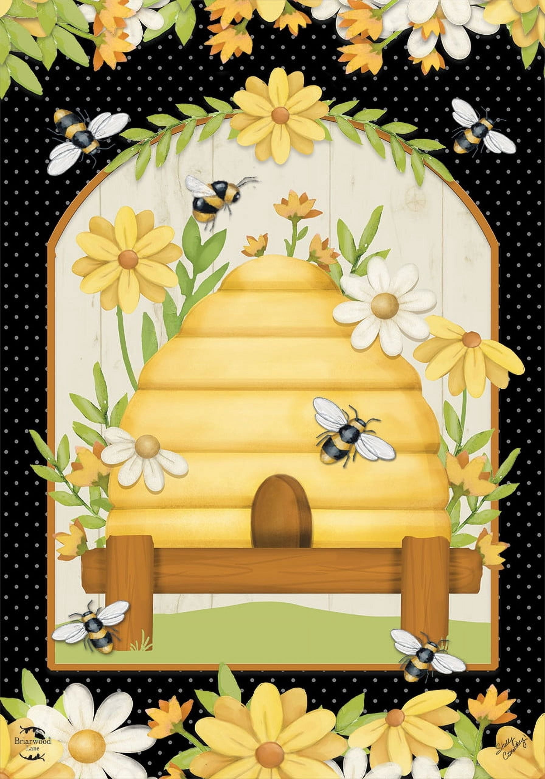 Briarwood Lane Home Sweet Hive Garden Flag - Walmart Business Supplies