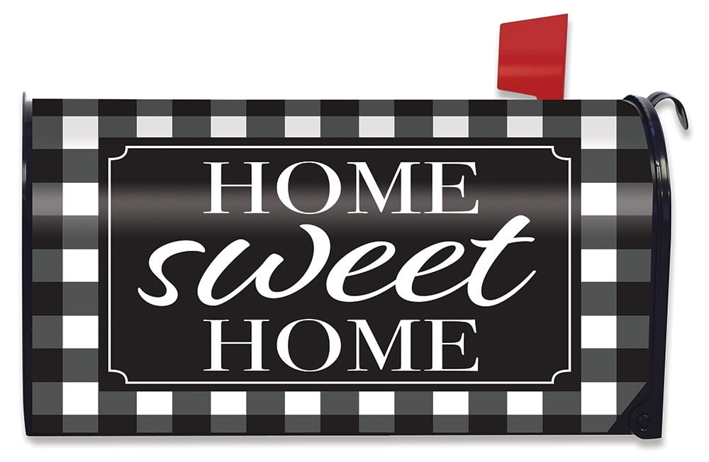 Briarwood Lane Home Sweet Home Checkers Spring Mailbox Cover - Walmart.com