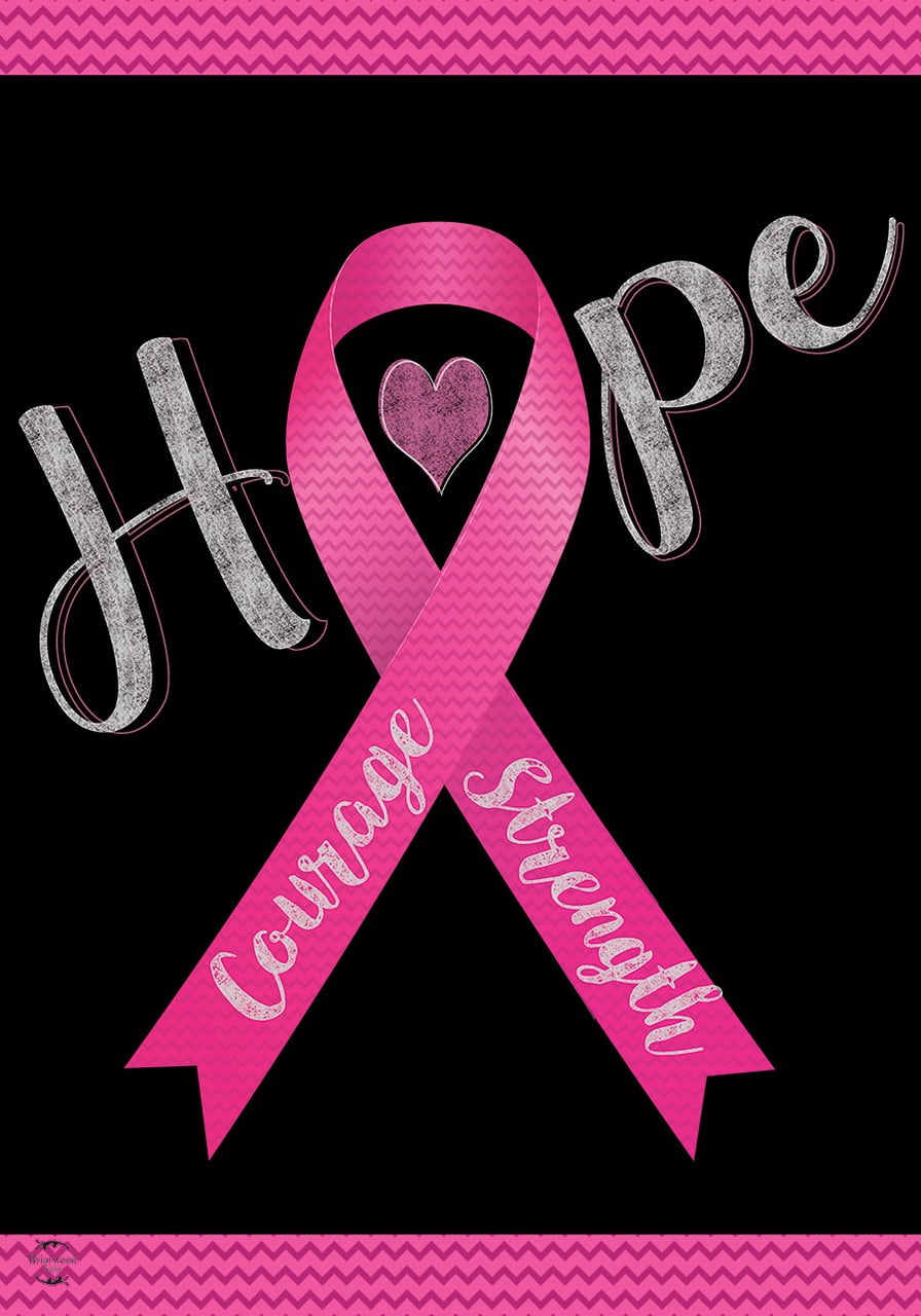 Briarwood Lane Hope, Courage, Strength Awareness House Flag - Walmart ...