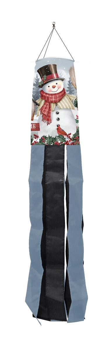 Briarwood Lane Jolly Snowman Welcome Windsock Wind Twister - Walmart.com