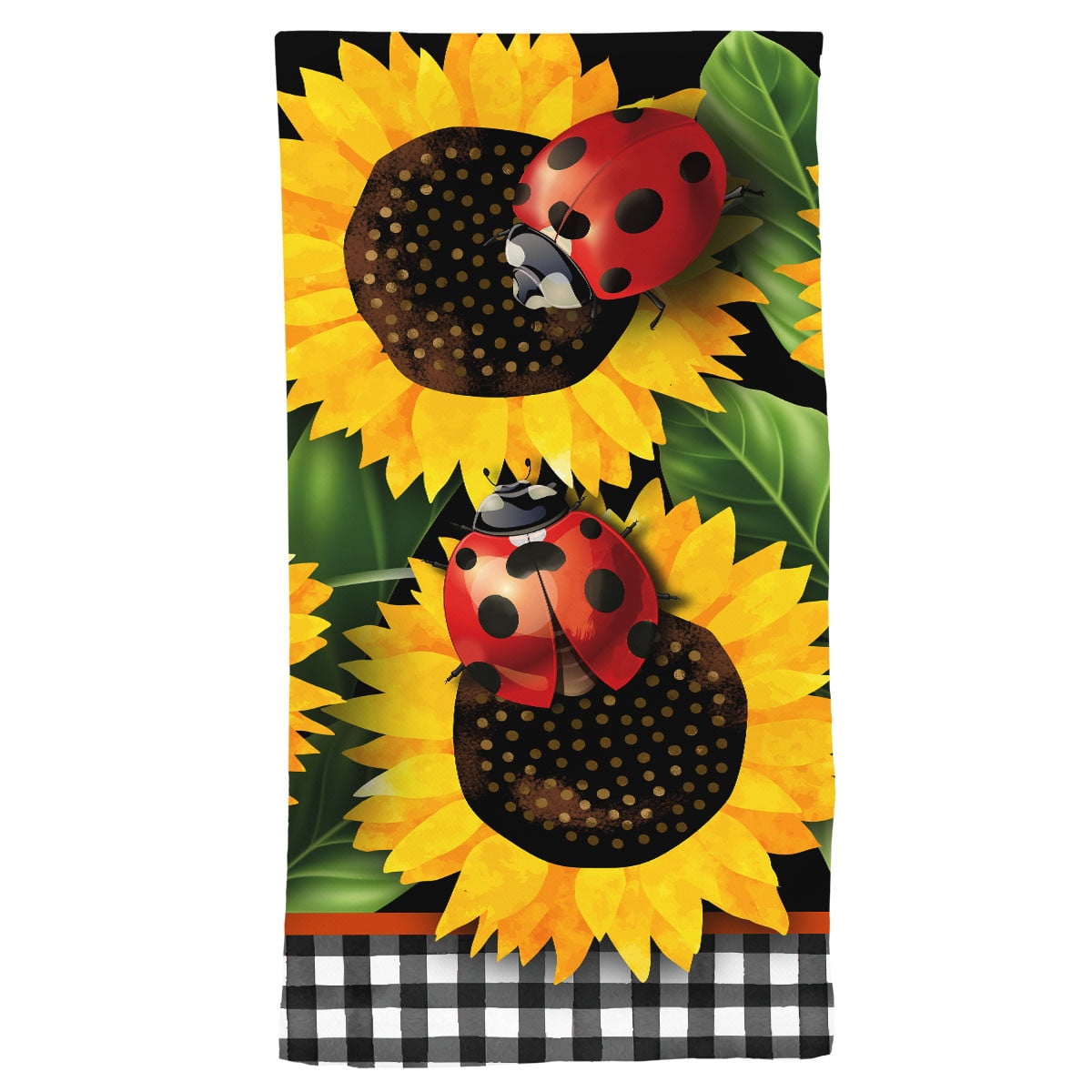 Briarwood Lane Ladybugs and Sunflowers Cotton Hand Towel - Walmart.com