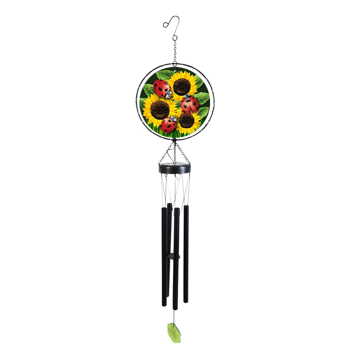 Briarwood Lane Ladybugs and Sunflowers Illuminated Wind Chime - Walmart.com