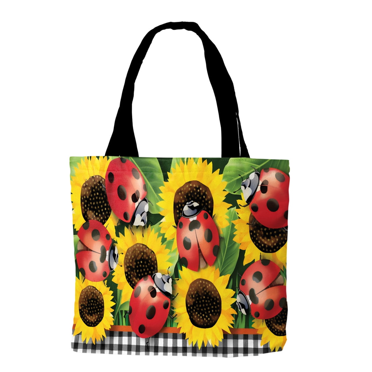 Briarwood Lane Ladybugs and Sunflowers Tote Bag - Walmart.com