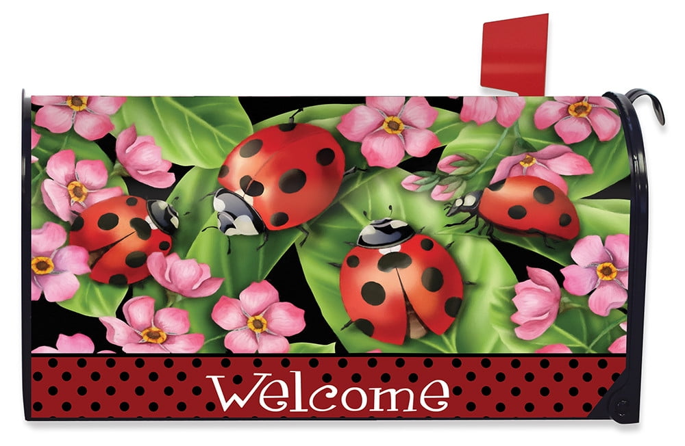 Briarwood Lane Ladybugs on Leaves Spring Mailbox Cover - Walmart.com
