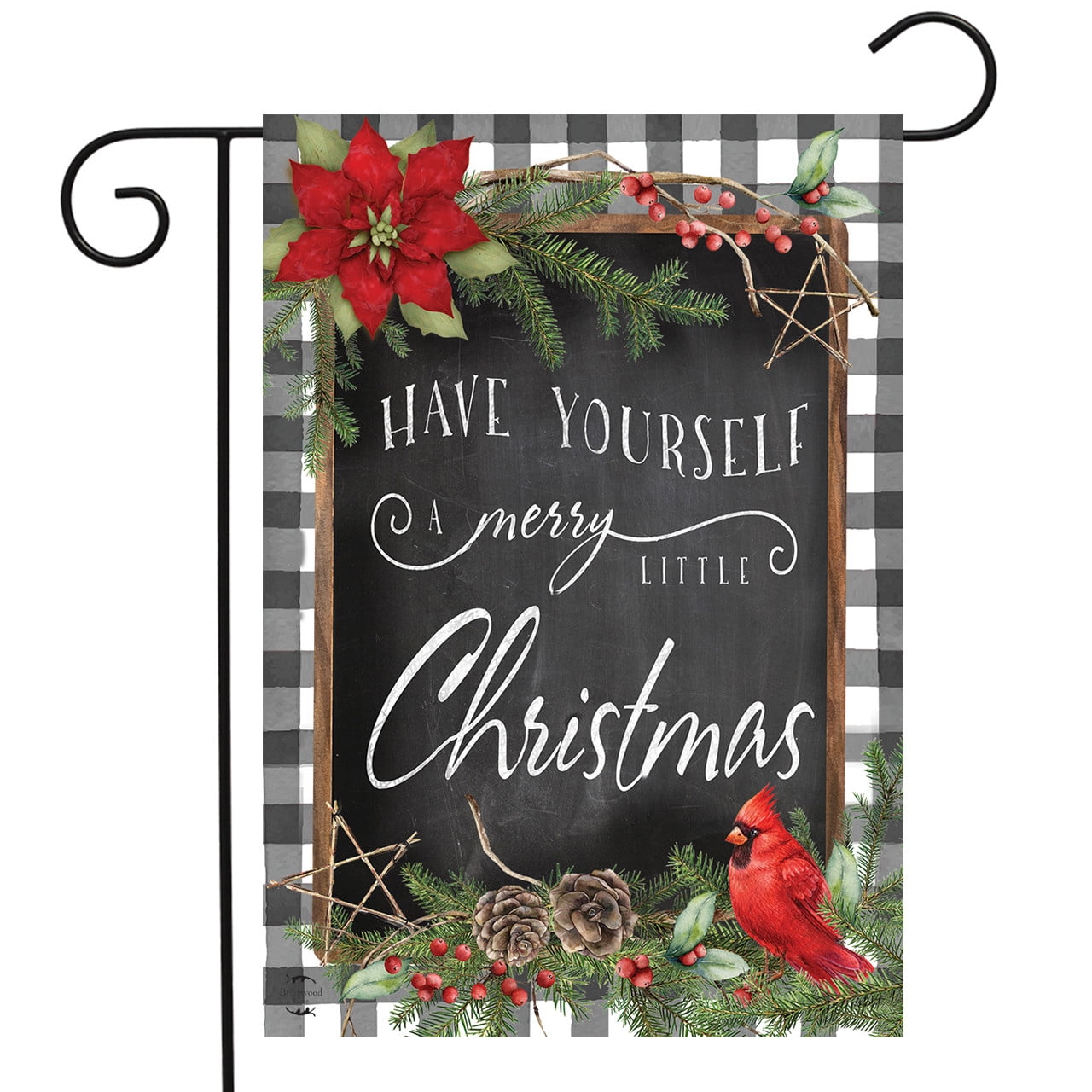 Briarwood Lane Merry Little Christmas Double-Sided Garden Flag ...