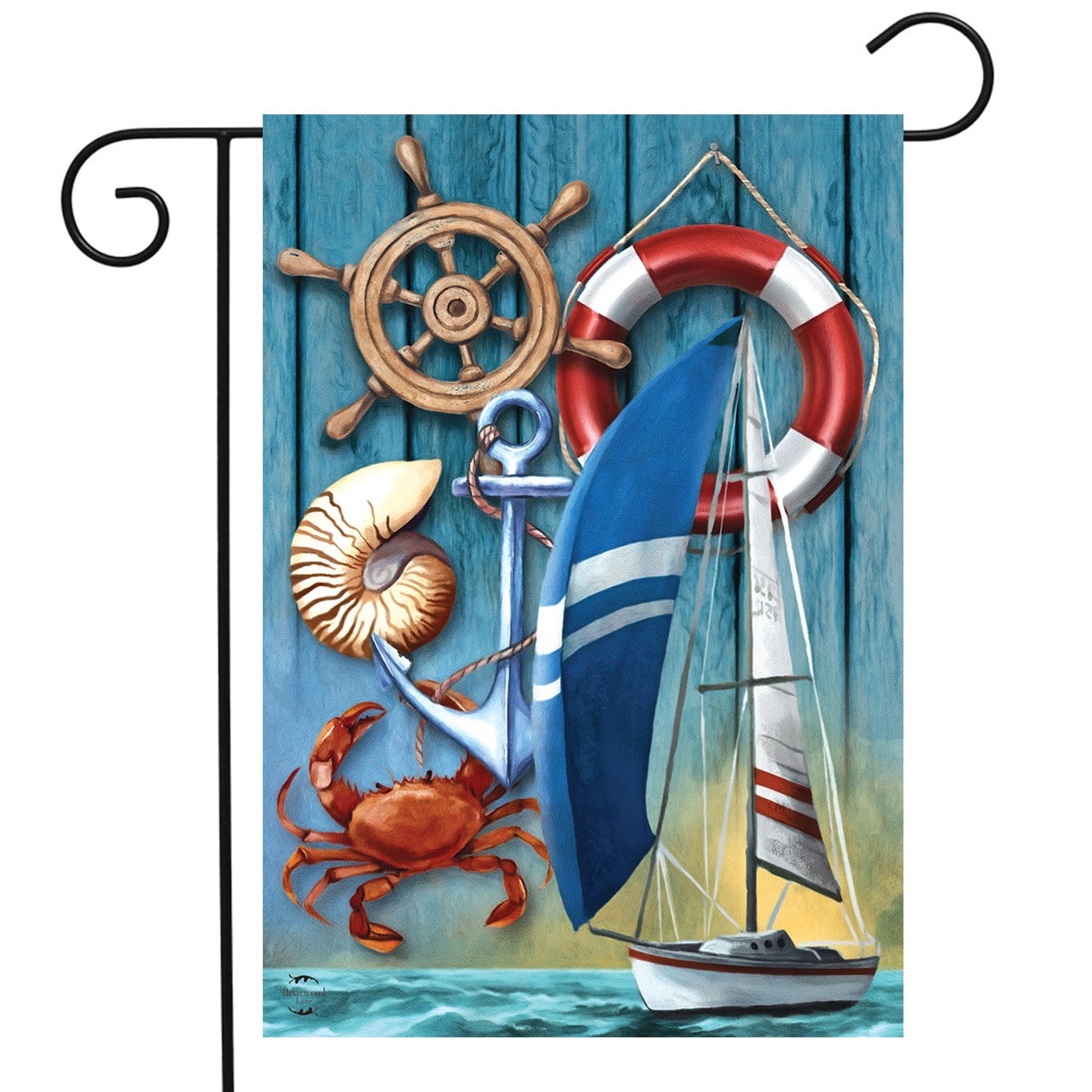 Briarwood Lane Nautical Adventure Garden Flag - Walmart.com