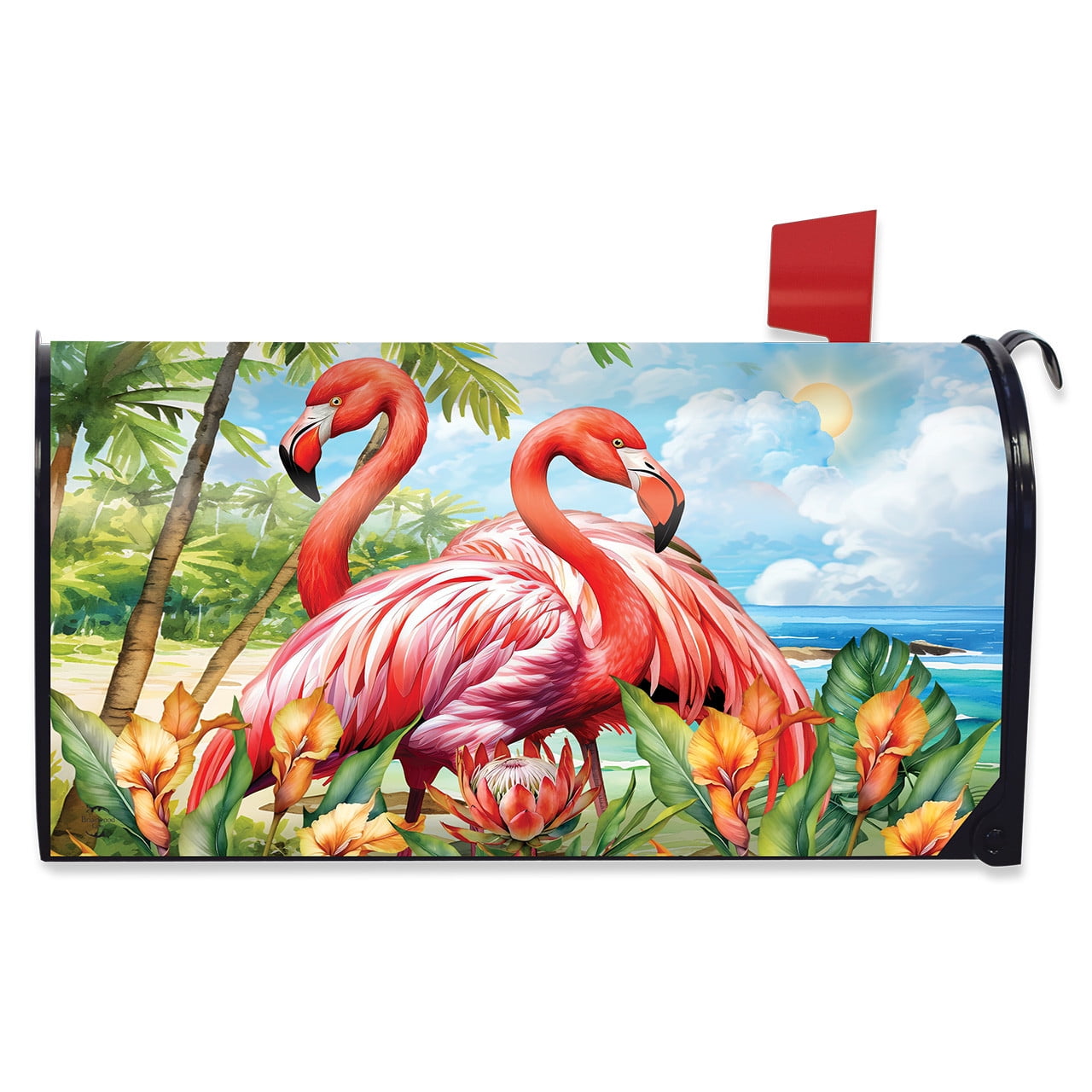 Briarwood Lane Flamingo Pair Mailbox Cover - Walmart Business Supplies