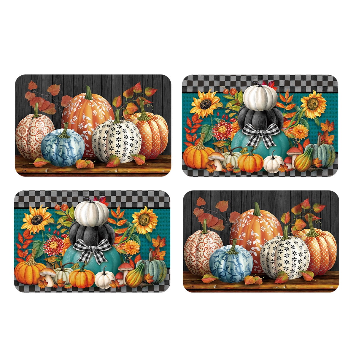 Briarwood Lane Patterned Pumpkins Placemat (4-pack) - Walmart.com