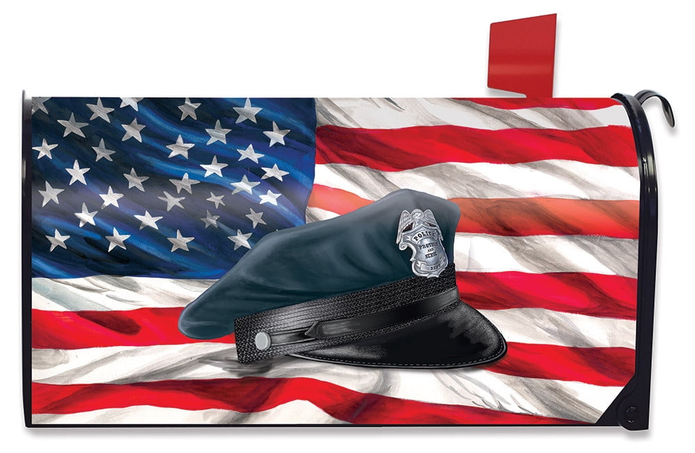 Briarwood Lane Police Hat Magnetic Mailbox Cover - Walmart.com