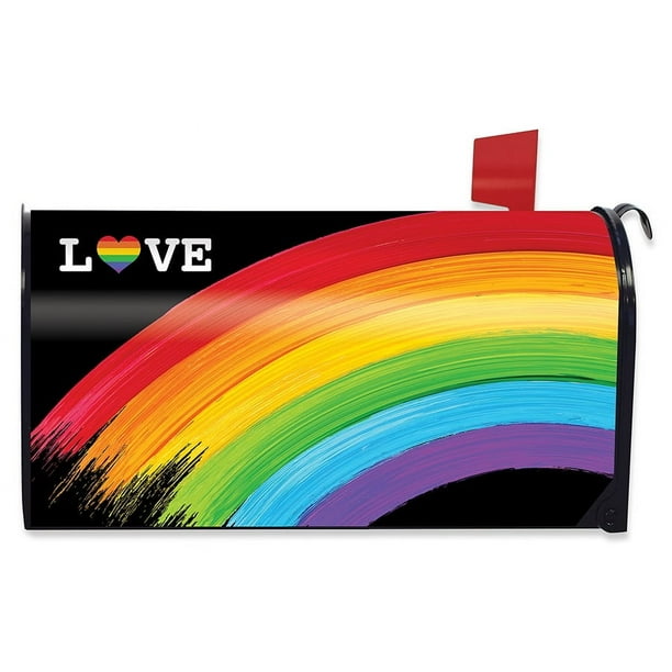 Briarwood Lane Rainbow Love Pride Mailbox Cover - Walmart Business Supplies