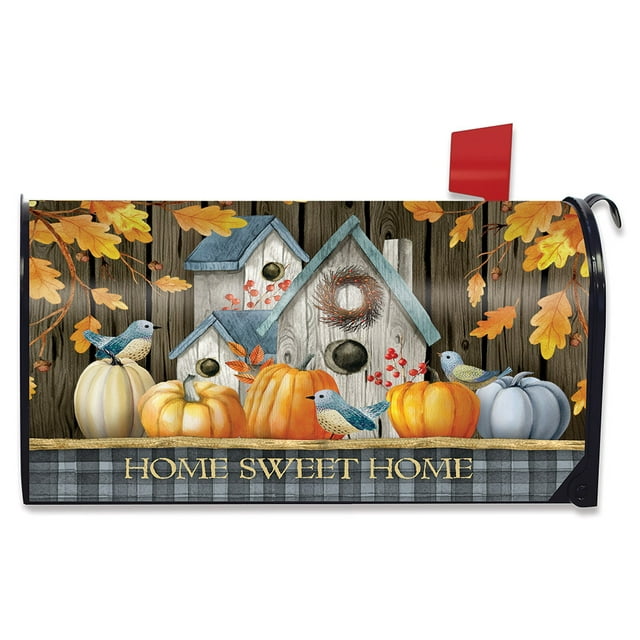 Briarwood Lane Rustic Fall Birdhouse Welcome Mailbox Cover - Walmart.com