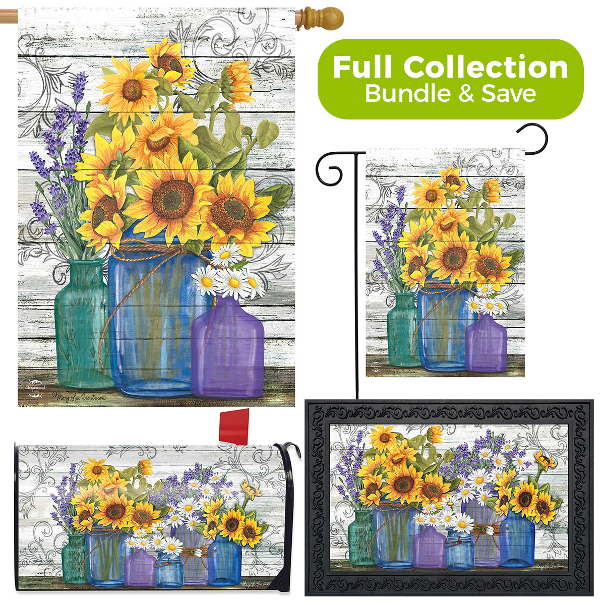 Briarwood Lane Rustic Sunflowers Summer Design Collection - Walmart.com