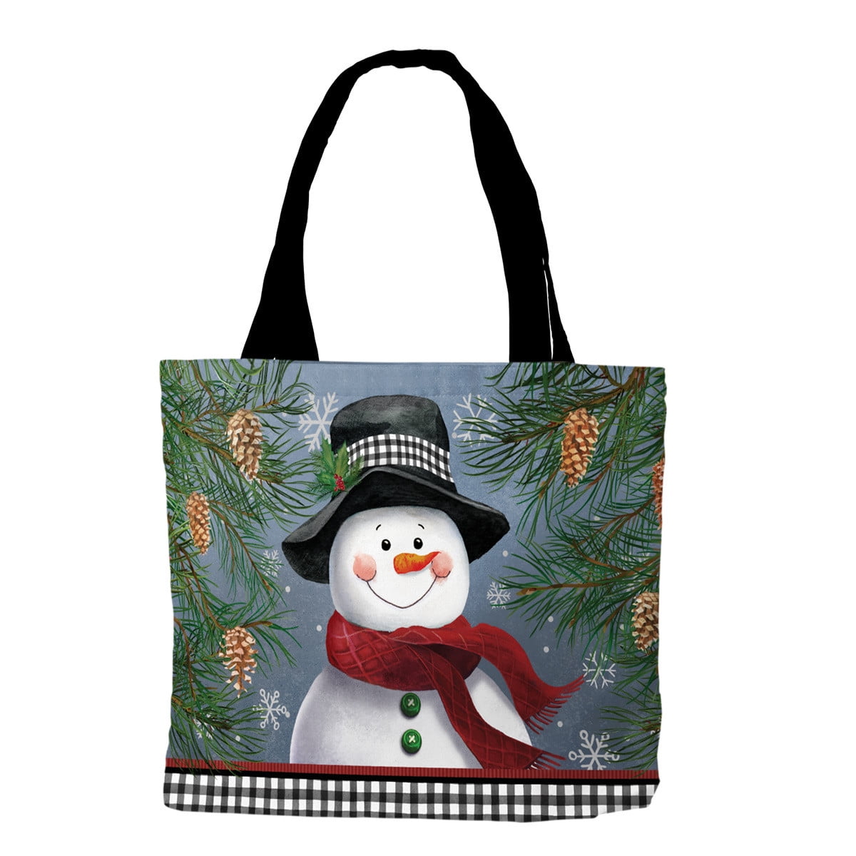Briarwood Lane Smiling Snowman Tote - Walmart.com