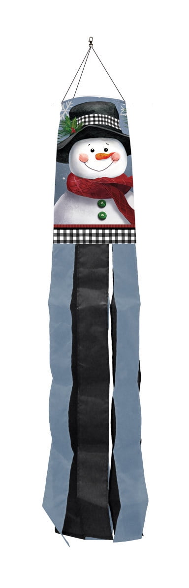 Briarwood Lane Smiling Snowman Windsock Wind Twister - Walmart.com