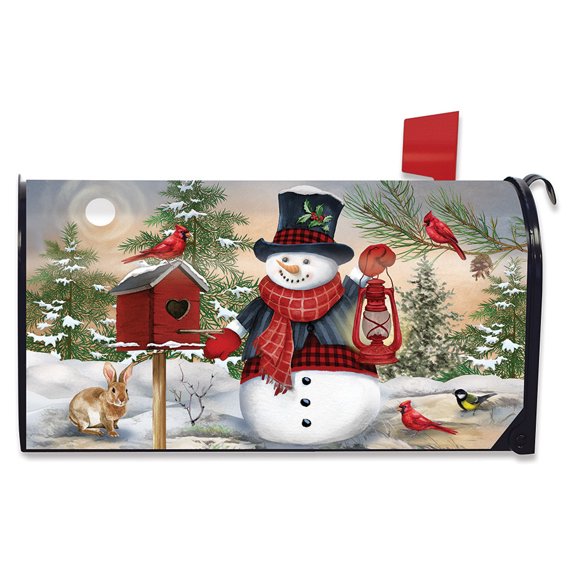 Briarwood Lane Snowman And Friends Mailbox Cover Large 8"x21" Winter ...