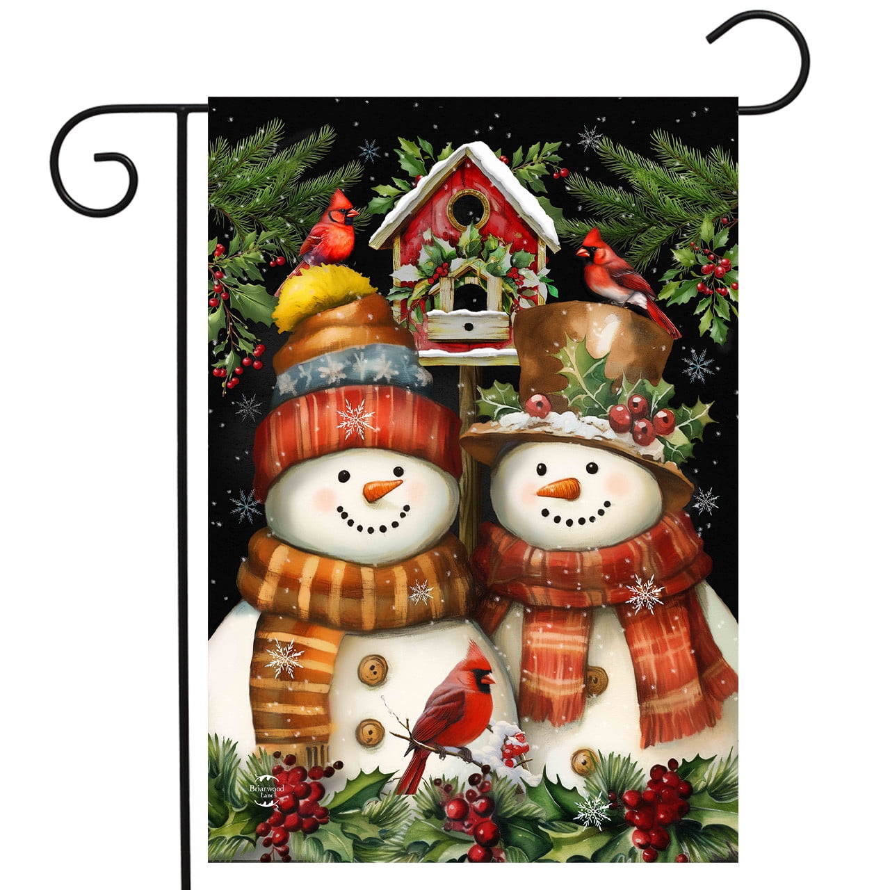 Briarwood Lane Snowman Pair Garden Flag - Walmart.com