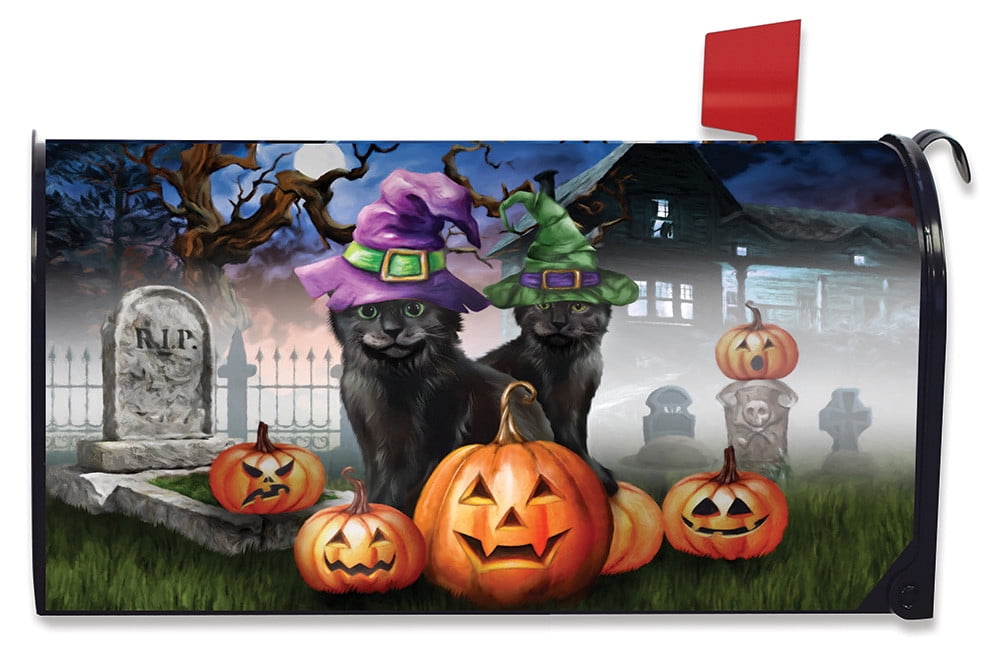 Briarwood Lane Spooky Kittens Halloween Mailbox Cover - Walmart.com