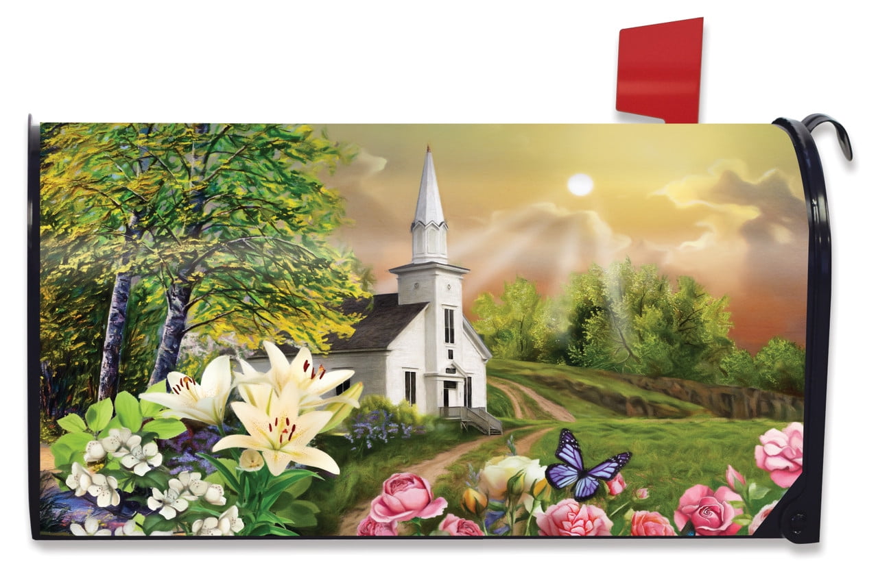 Briarwood Lane Spring Church Religious Mailbox Cover - Walmart.com