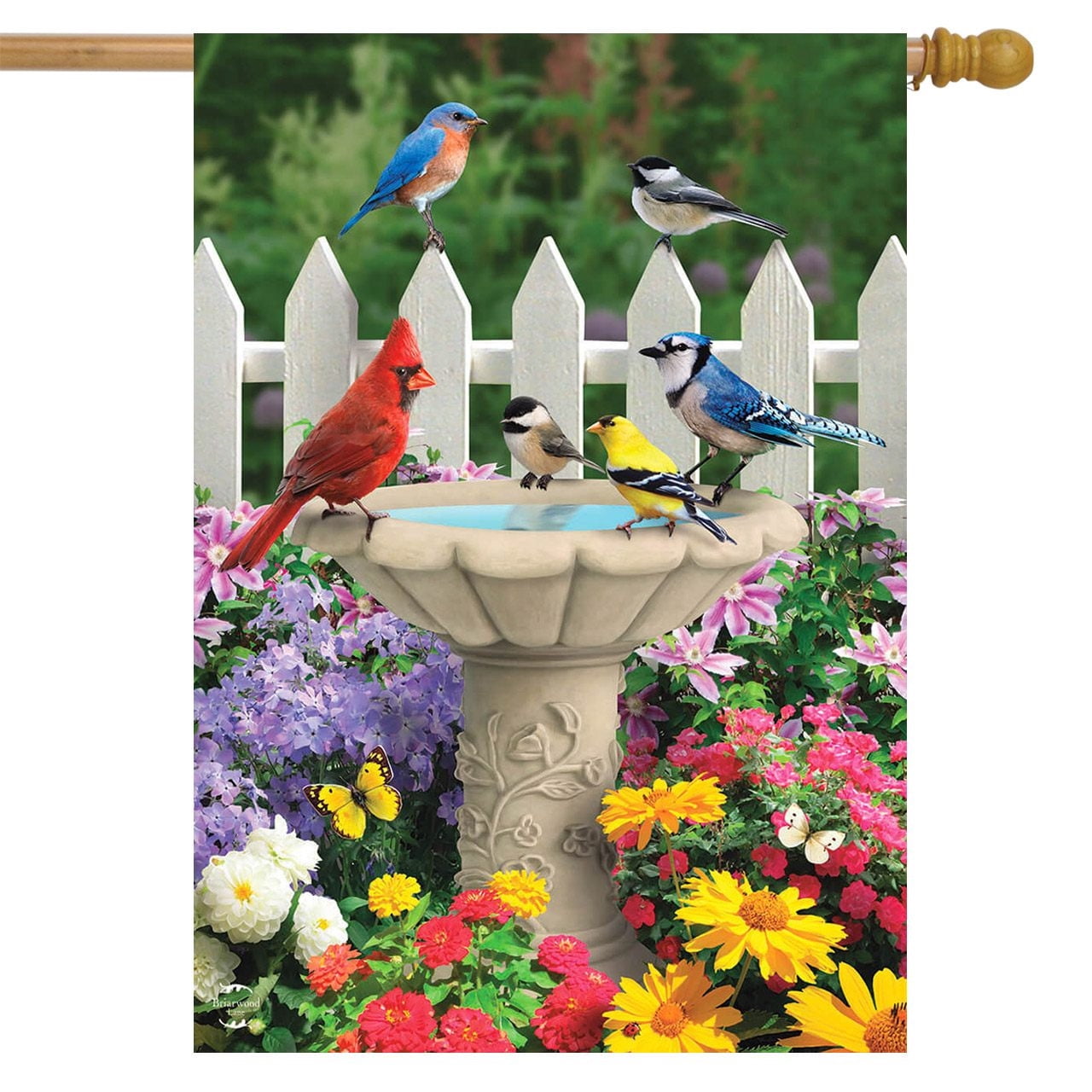 "Briarwood Lane Spring Outdoor Yard Decorative Double Sided Flag with ...
