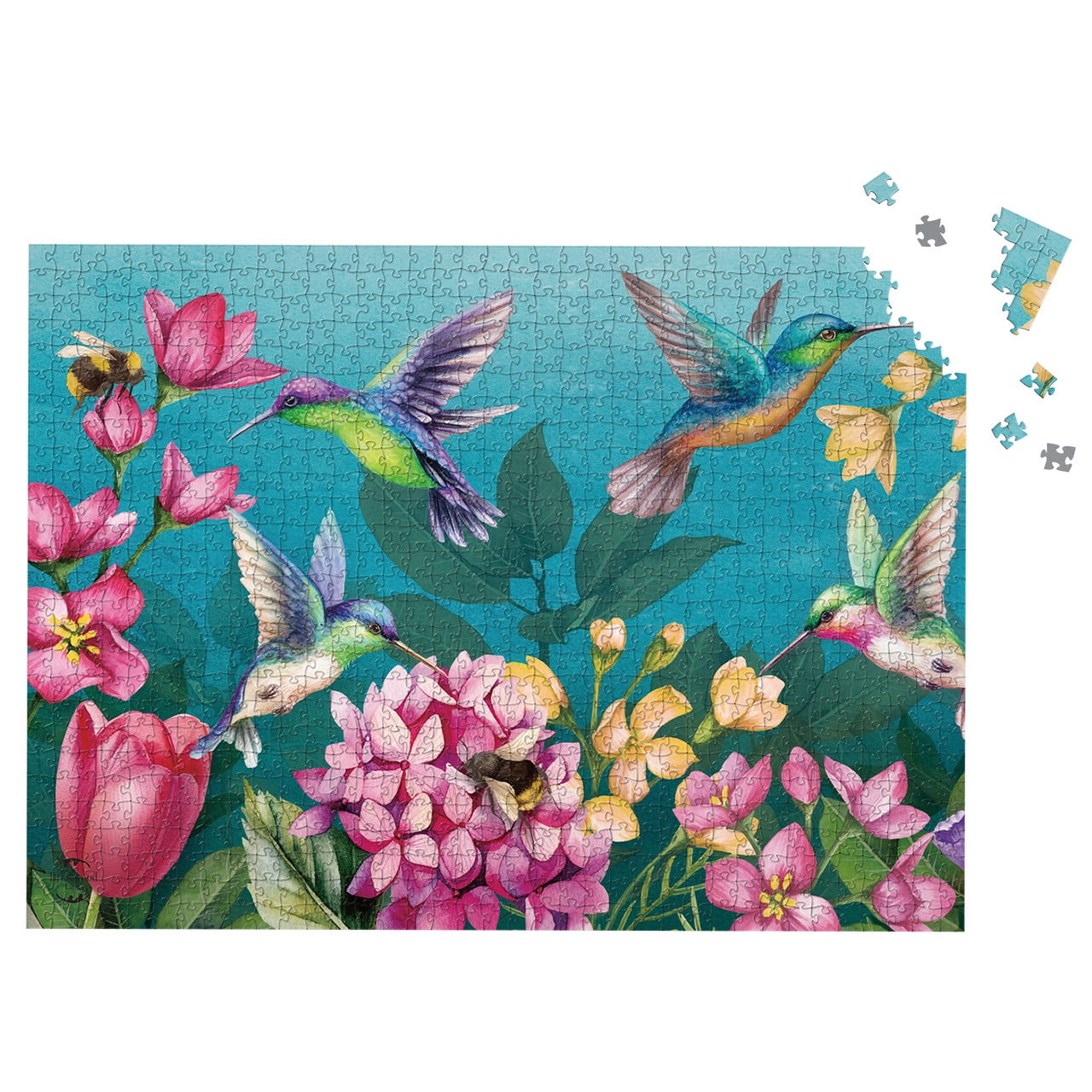 Briarwood Lane Springtime Hummingbirds 1000 Piece Jigsaw Puzzle ...