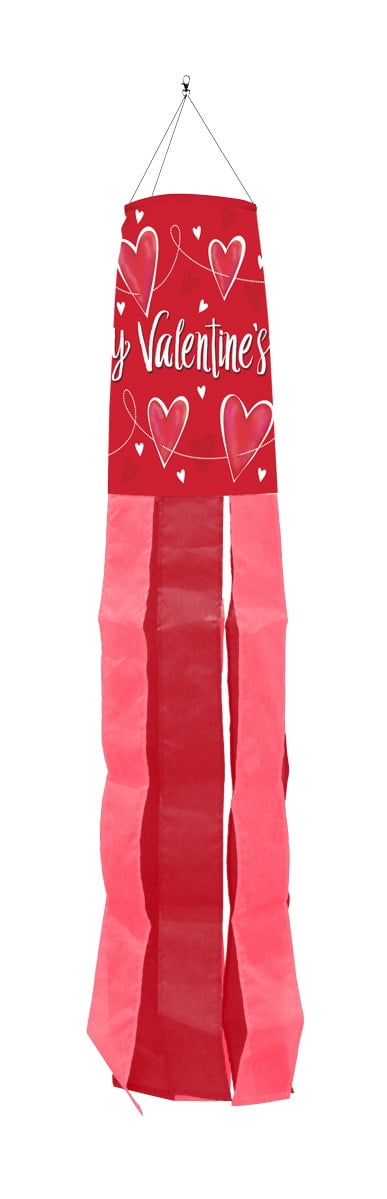 Briarwood Lane String of Hearts Valentine's Day Windsock - Walmart.com