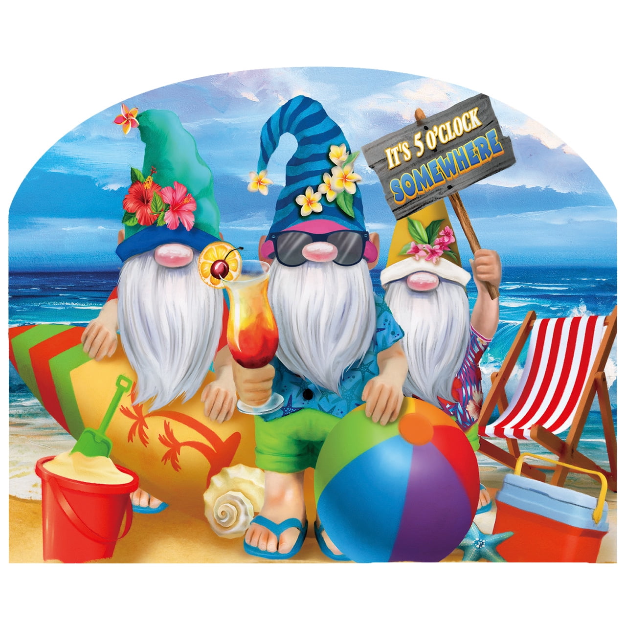 Briarwood Lane Summer Art Sign 8.25x10.25 Summer Gnomes For Summer Art ...
