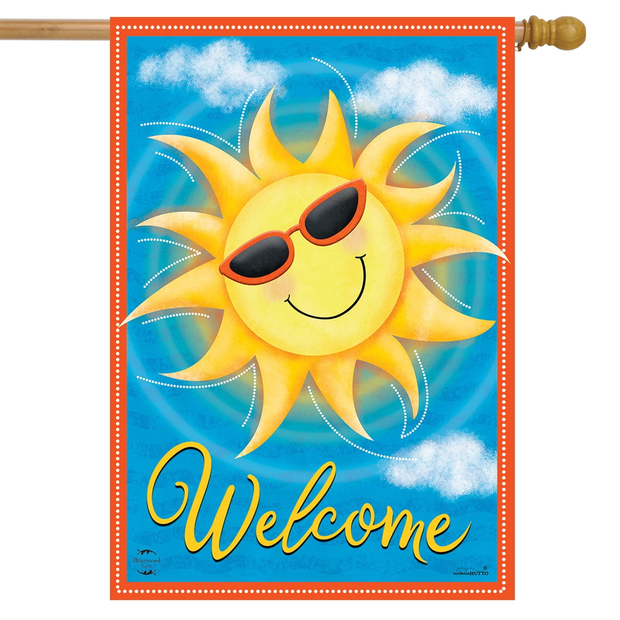 Briarwood Lane Summer Sunshine House Flag - Walmart.com