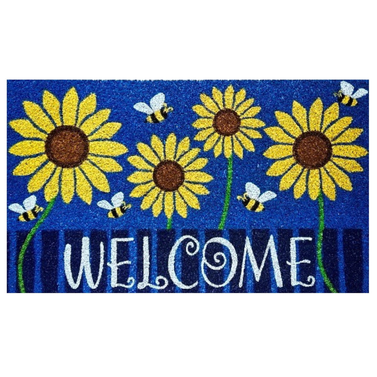 Briarwood Lane Sunflowers and Bees Coir Doormat - Walmart.com