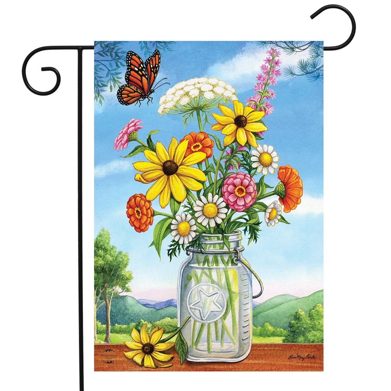 Briarwood Lane Sunshine Bouquet Spring Garden Flag - Walmart Business ...