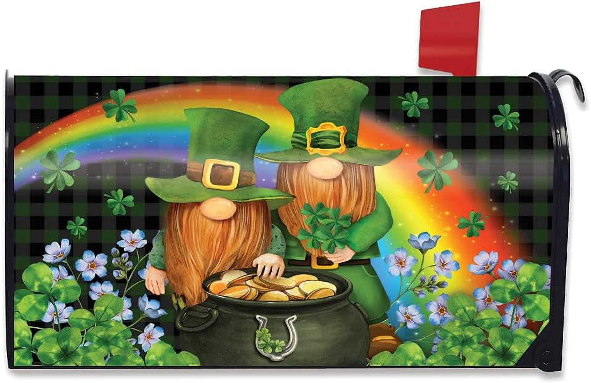 Briarwood Lane Thanksgiving Gnomes Magnetic Mailbox Cover Sunflowers ...