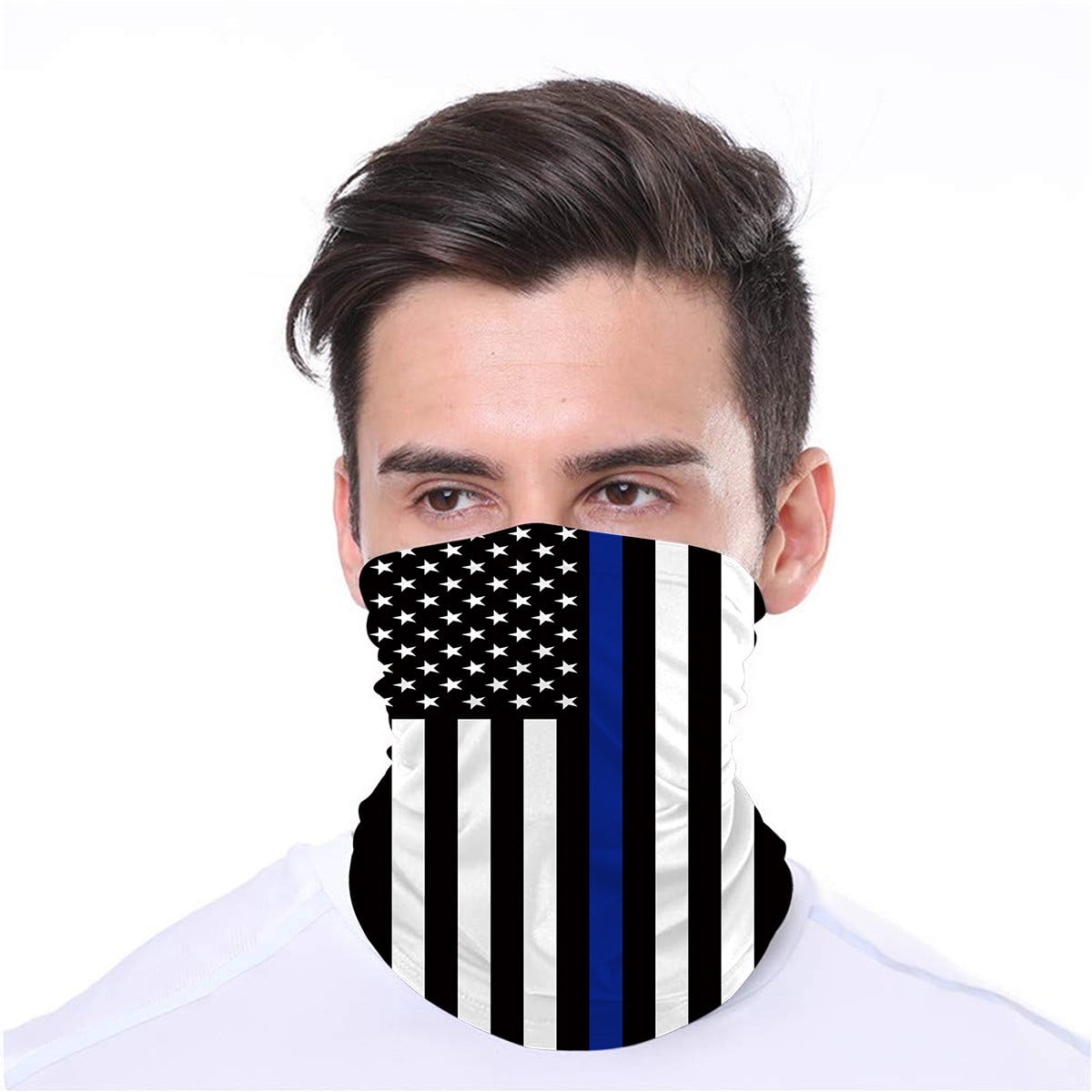 Briarwood Lane Thin Blue Line Wrap-Around Face Covering Neck Gaiter ...