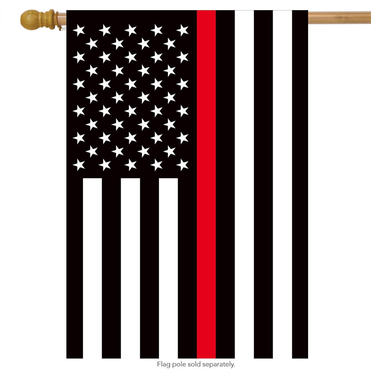 Briarwood Lane Thin Red Line House Flag - Walmart.com