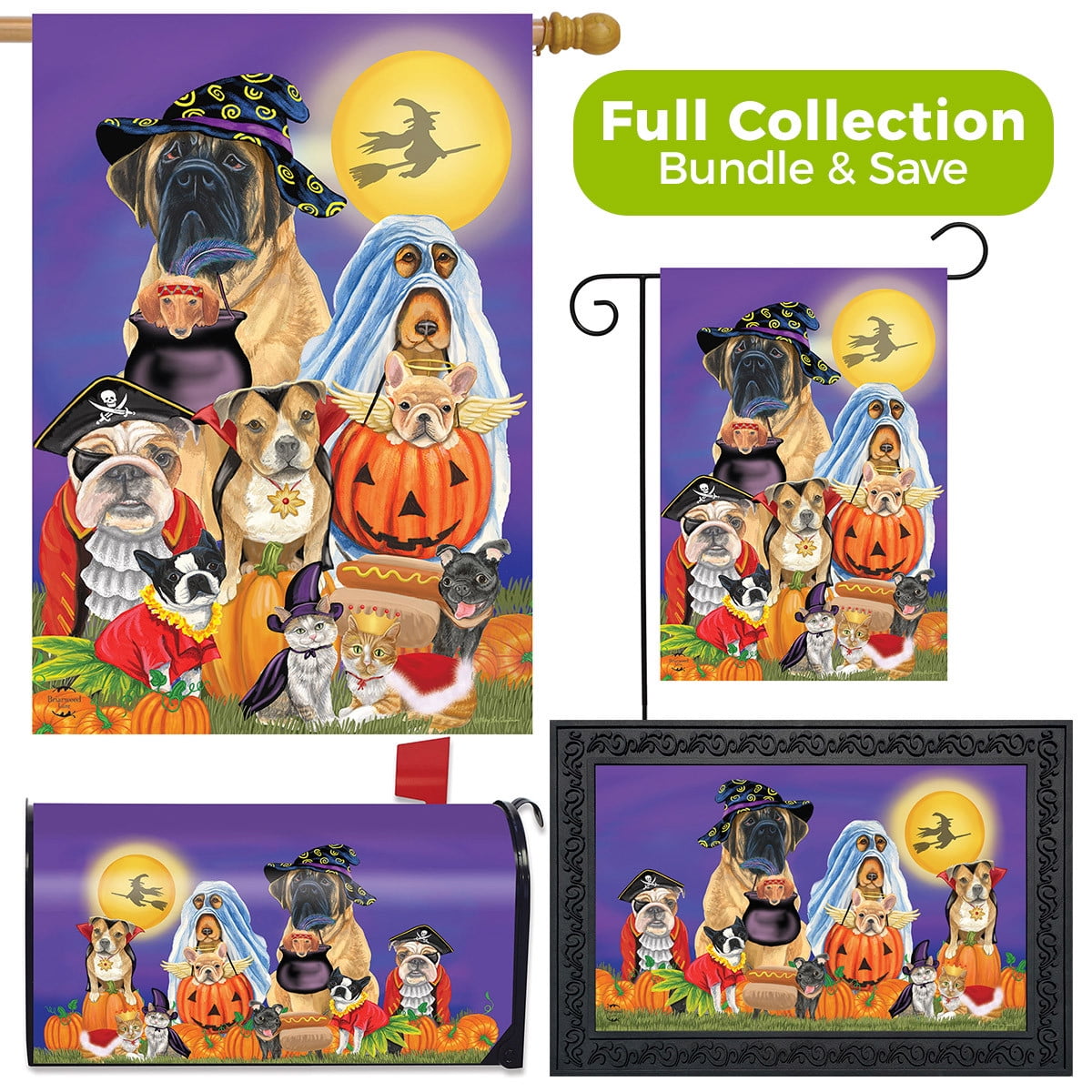 Briarwood Lane Trick or Treat Dogs Halloween Design Collection ...