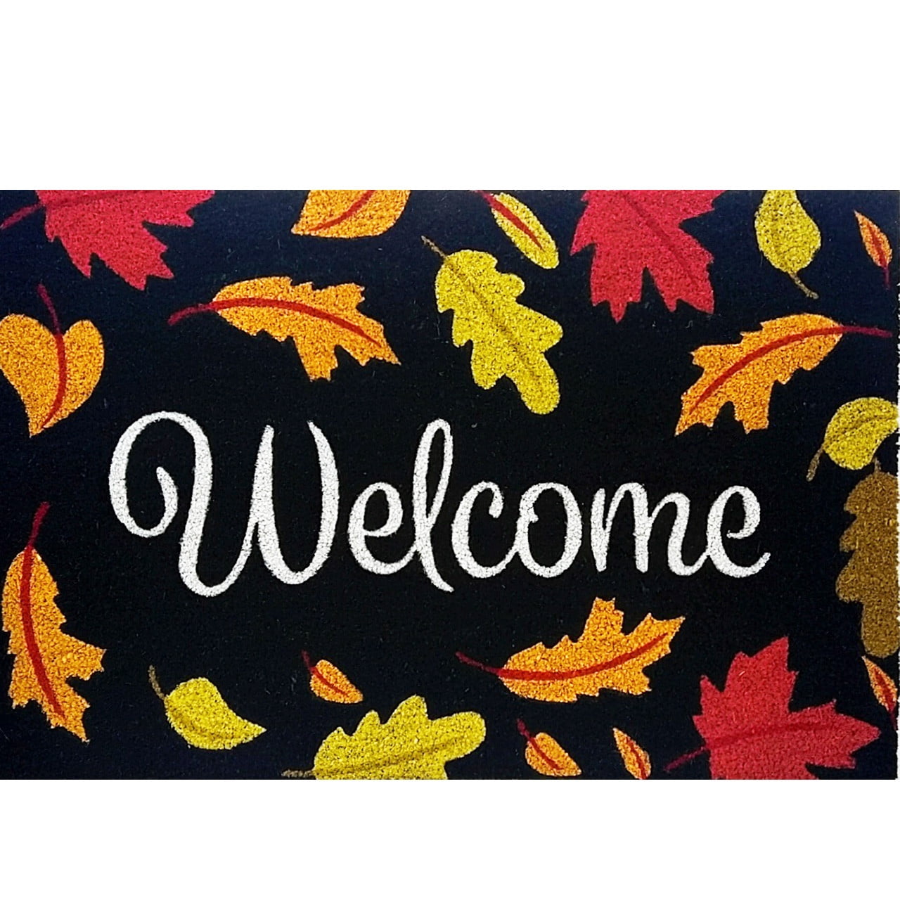 Briarwood Lane Welcome Leaves Medium Coir Doormat 24 x 36 - Walmart.com