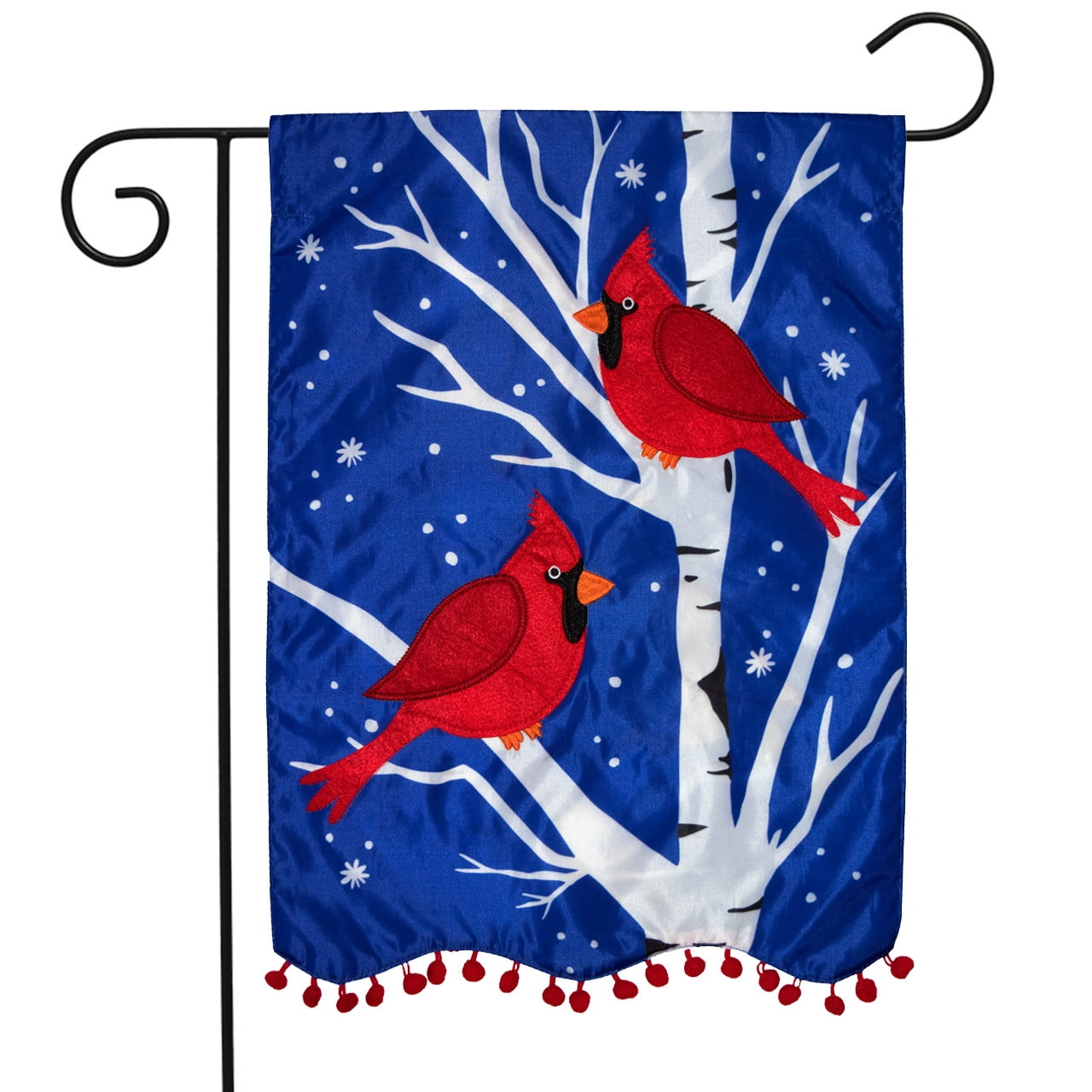 Briarwood Lane Winter Cardinals Garden Flag, Double-Sided, 12.5 x 18 ...