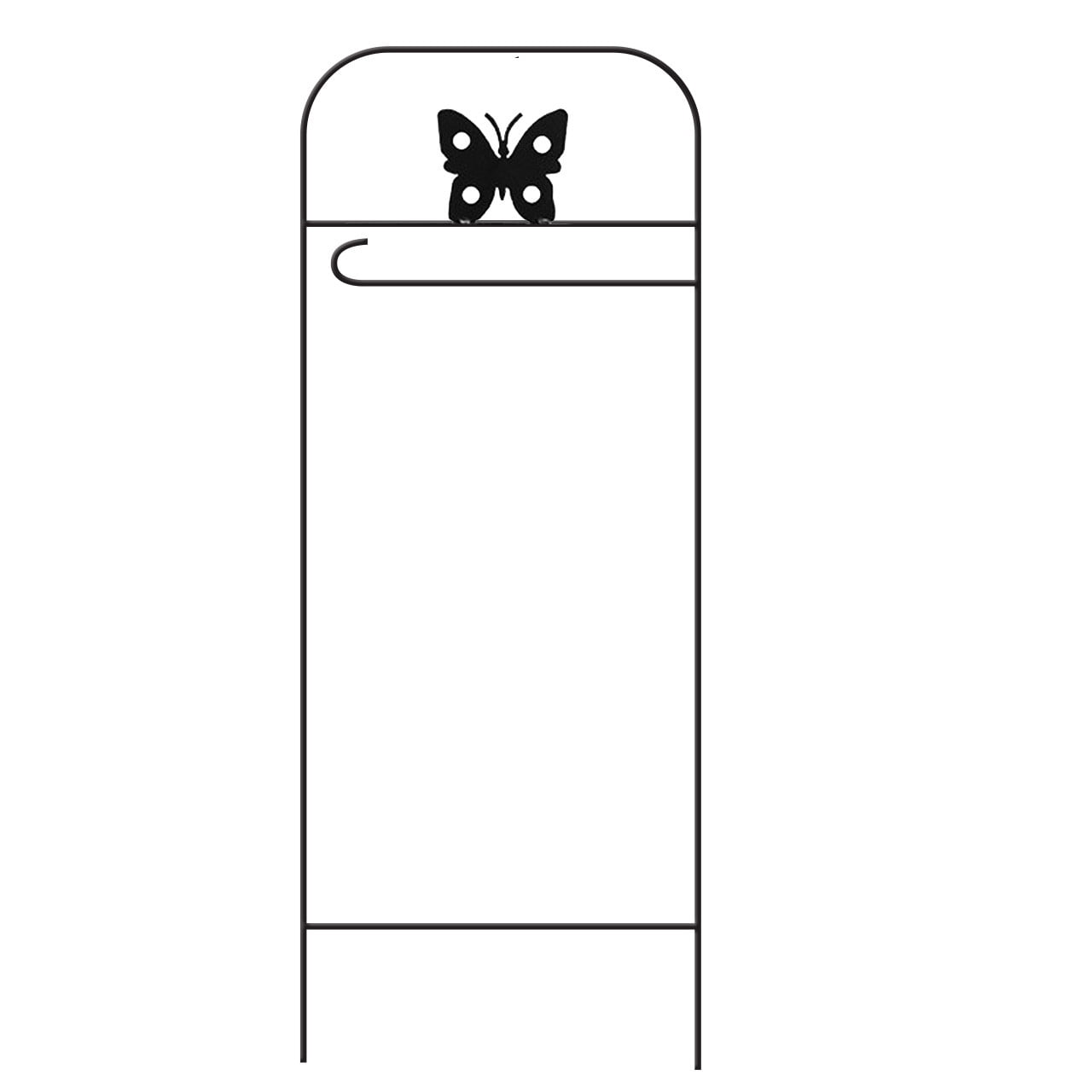 Briarwood Lane Wrought Iron Butterfly Garden Flag Arbor - Walmart.com