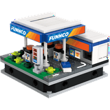 BricKunion Mini Module City Petrol Station Building Block Set - 162 ...