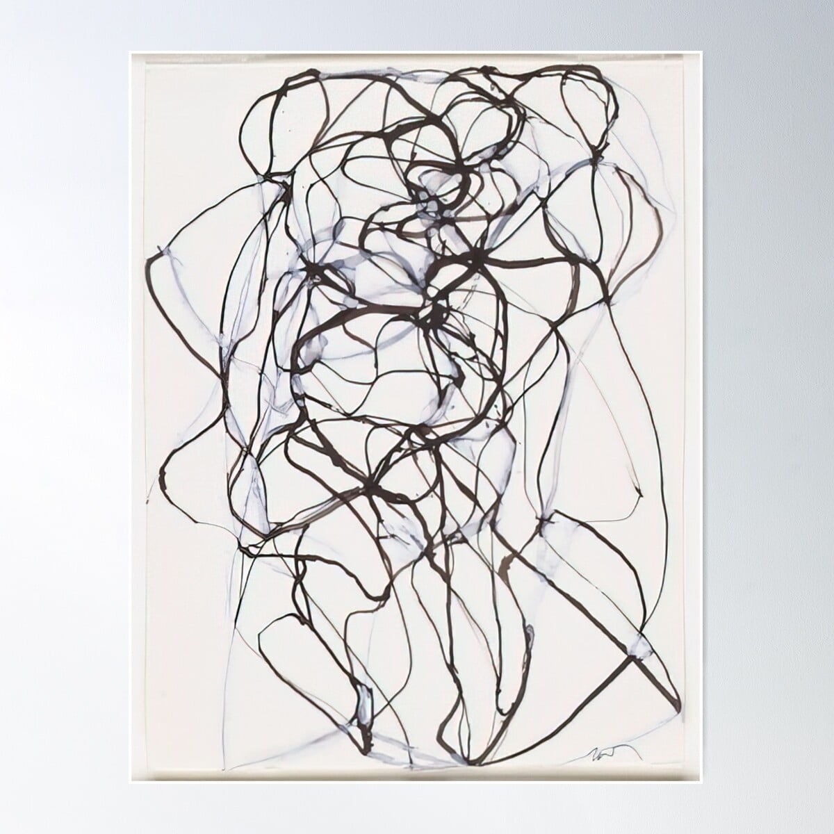 Brice Marden - Aphrodite Study - 1993 Poster Wall Art, Modern Wall ...